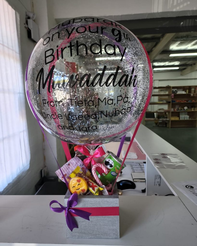 Personalised Kids Hot Air Candy Box - Randzy